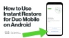 Duo Restore - Guide to Two-Factor Authentication · Duo Security