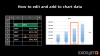 How to edit and add to chart data (video) | Exceljet