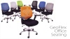 GeoFlex Ergonomic Office Stool w/ 24"-32" Seat Height