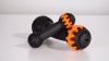 PETOPIA Spherical Dumbbell Interactive Food Dispersing Dog Chew Toy ...