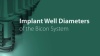 Implant Well Diameters of the Bicon System - Bicon Dental Implants