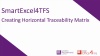 Smart Excel4DevOps - Creating Horizontal Traceability Matrix - Modern ...