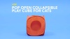 HDP Pop Open Collapsible Cat Play Cube, Yellow - Chewy.com