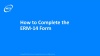 How to Complete the ERM-14 Form
