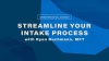 Entrepreneurial Mindset: Streamline Your Intake Process - SimplePractice