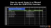 How to count items in a filtered list (video) | Exceljet