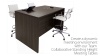 Team Collaborative Standing Height Meeting Table in White